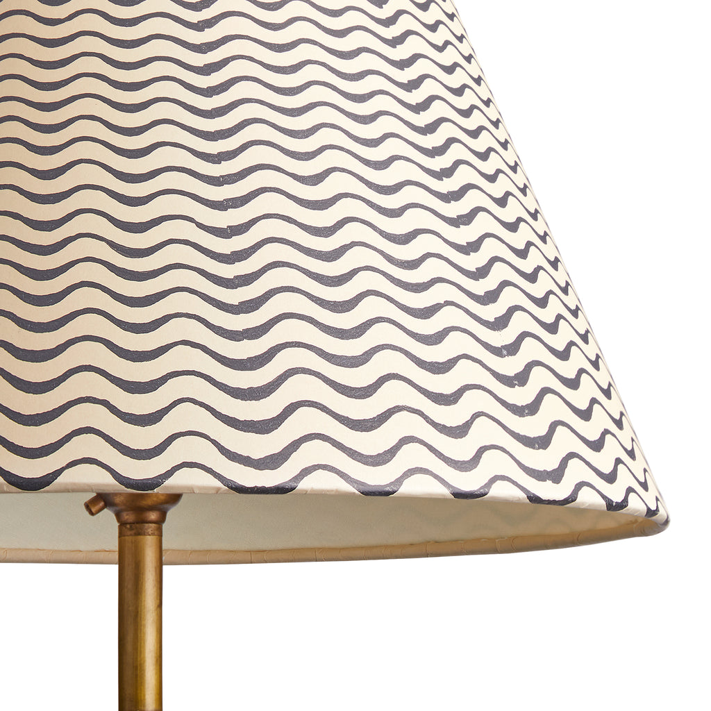 Ripple Lamp Shade | Jet Ripples Empire Shade