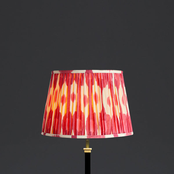 Ikat Lampshade | Berries Egg Spoon Silk Empire Shade