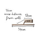 Dimmable smaller Blake picture light in bronze