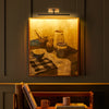 Dimmable smaller Blake picture light in bronze
