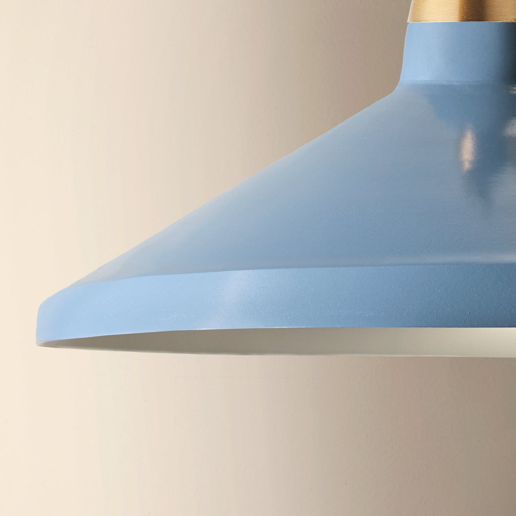 Claude shade in windward blue with stone interior