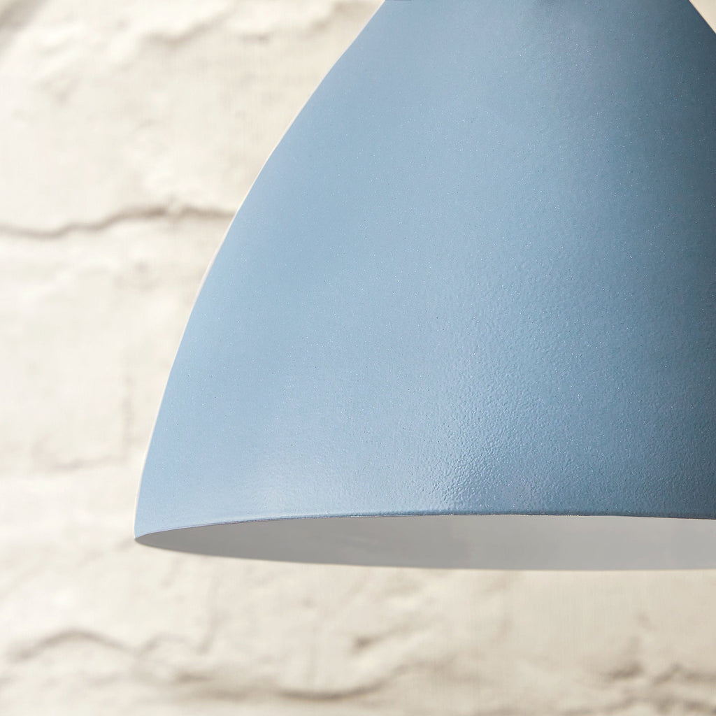 Giorgio shade in windward blue with stone interior