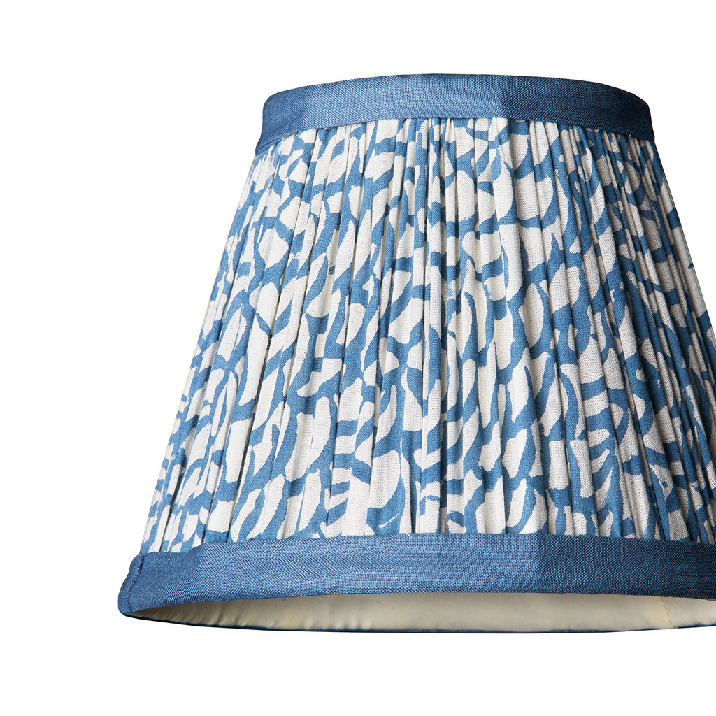 Turkish Ceiling Lamp Shade | Blue Fish Scales Shade