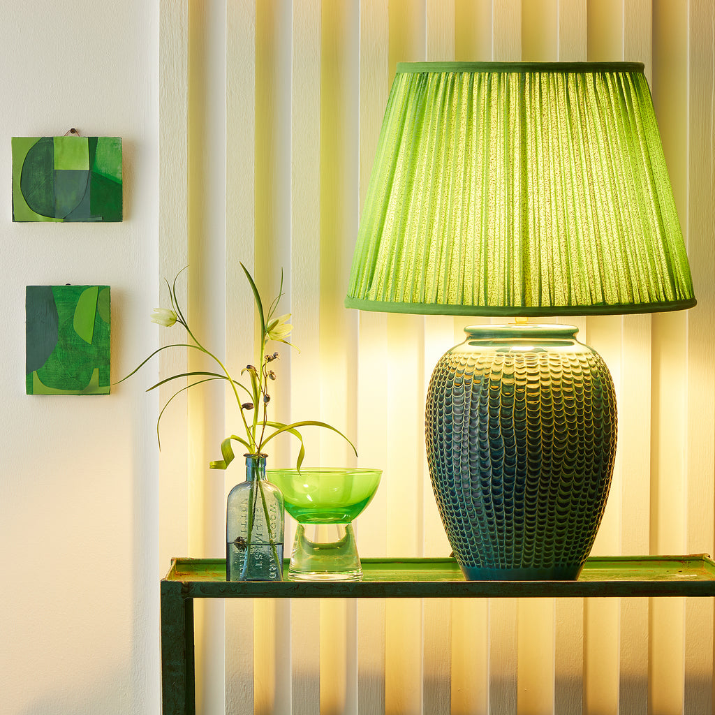 Kaa table lamp in blue