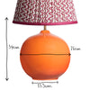 Olly table lamp in orange