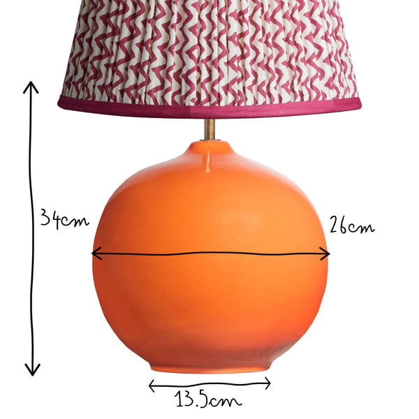 Olly table lamp in orange