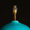 Olly table lamp in turquoise