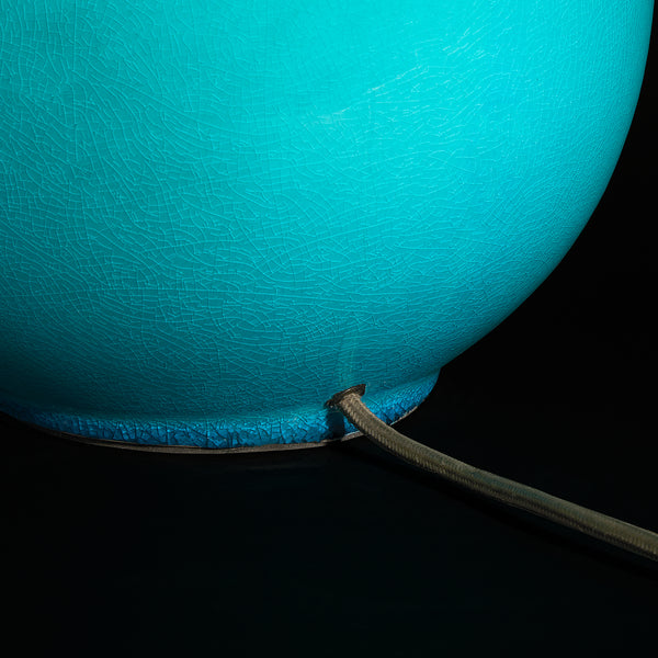 Olly table lamp in turquoise