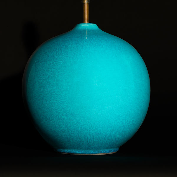 Olly table lamp in turquoise