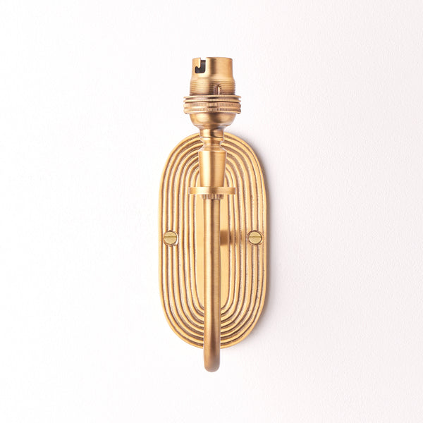 Loop Wall Fitting in Brass