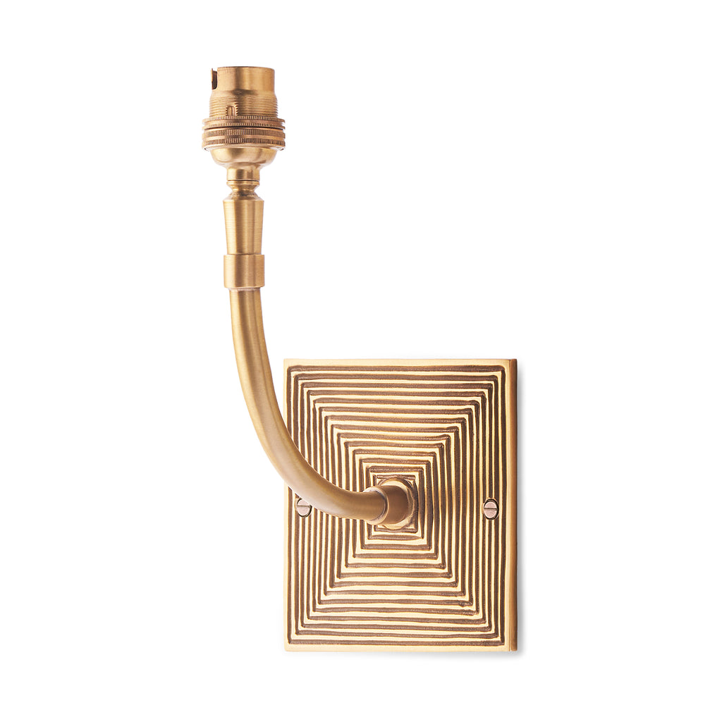 Scott Wall Fitting in Brass