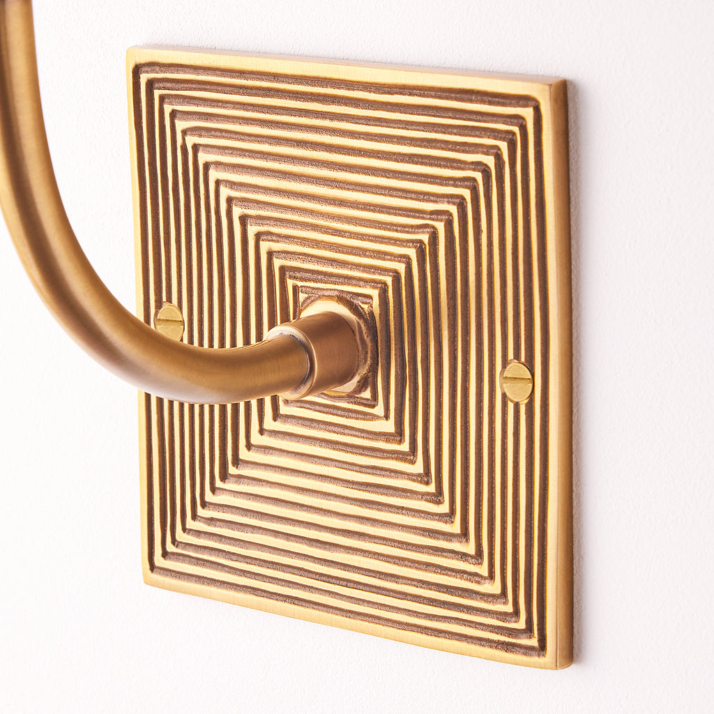 Scott Wall Fitting in Brass
