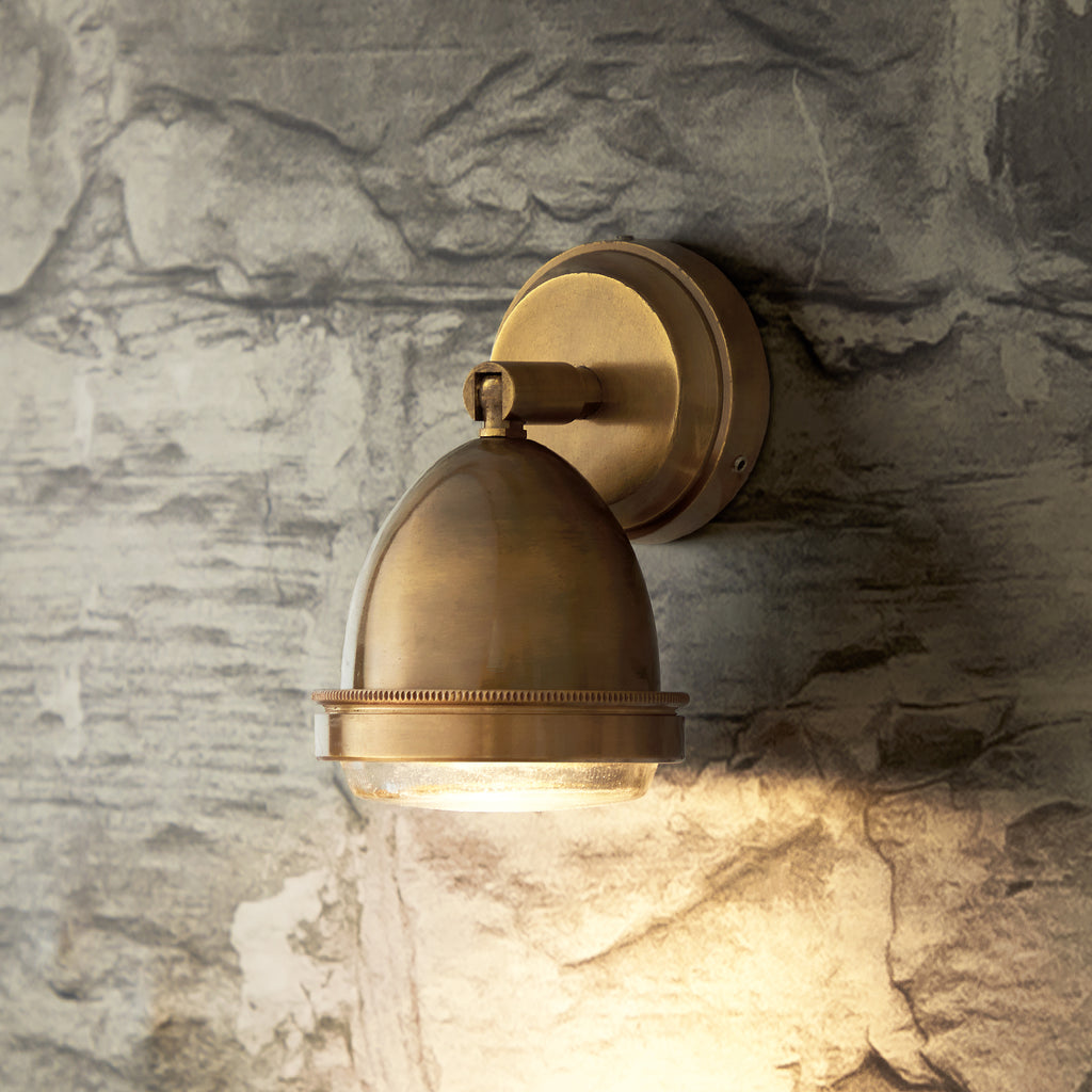 Beamish spotlight in antique brass