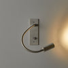 Flex Wall Light in Antique Silver Finish