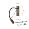 Flex Wall Light in Opulent Bronze Finish