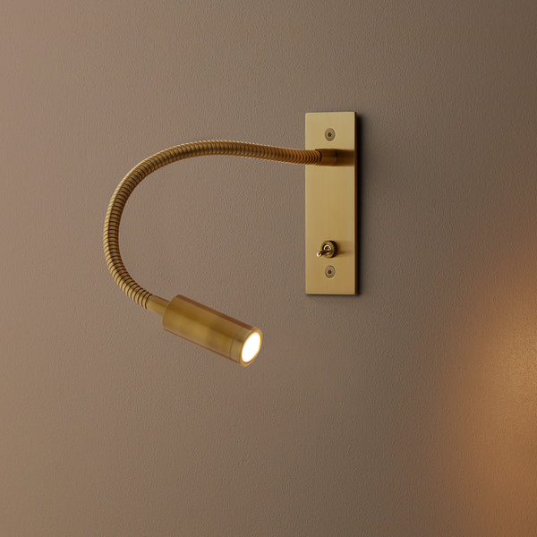 Flex Wall Light in Antique Brass Finish