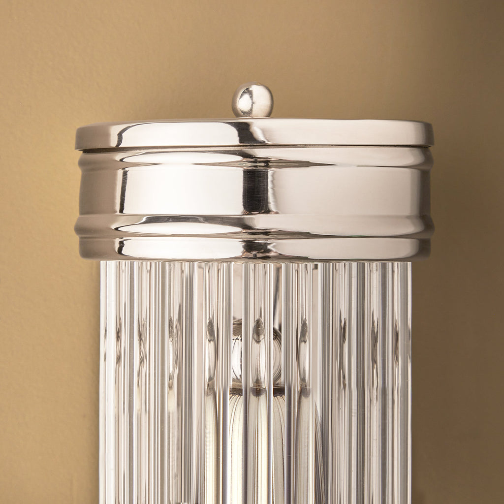Long Roddy IP44 Wall Light in Nickel: A Modern Illumination