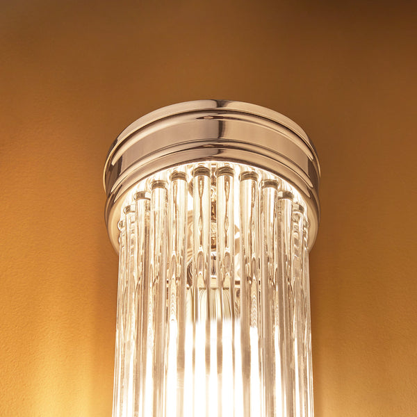 Long Roddy IP44 Wall Light in Nickel: A Modern Illumination