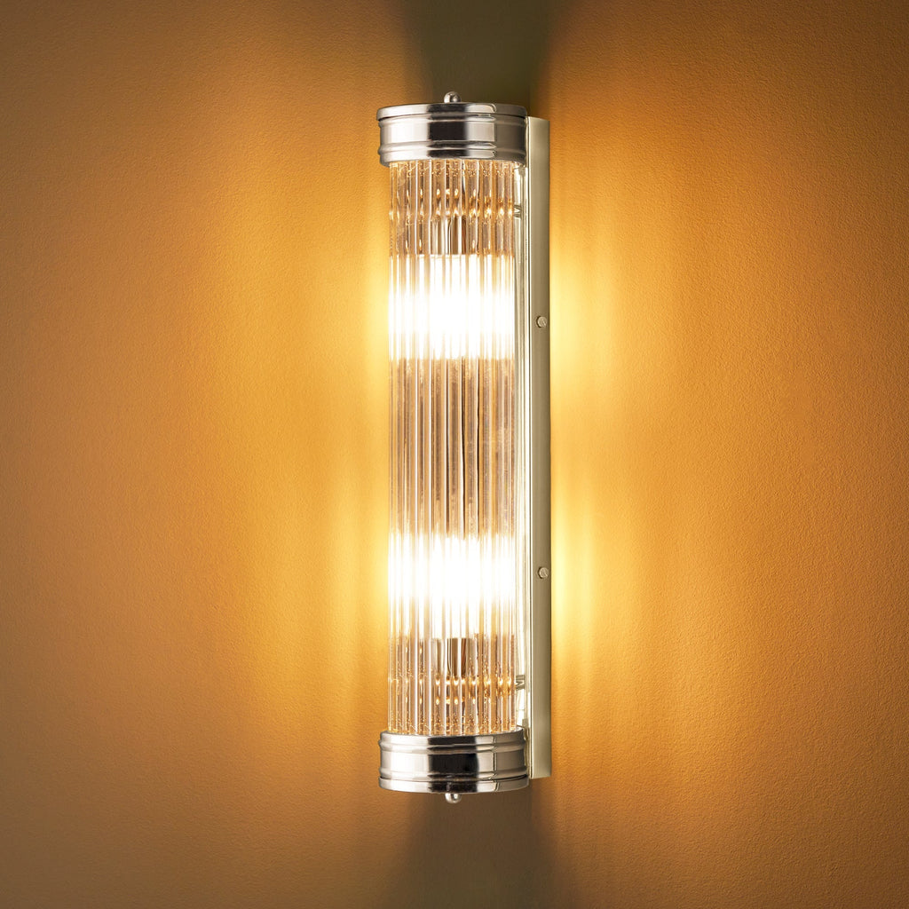 Long Roddy IP44 Wall Light in Nickel: A Modern Illumination