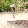 Spikey ip65 long body spike light in bronze