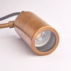 Spikey ip65 long body spike light in brass