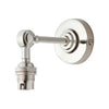 Chrome Brilliance: Mini Elbow Wall Fitting in Chrome