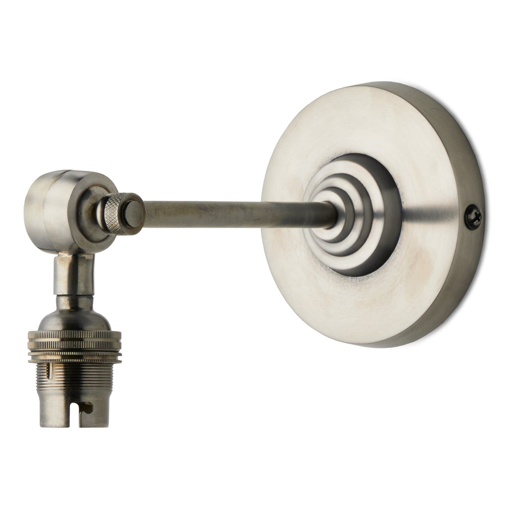 Mini Elbow Wall Fitting in Antiqued Silver: A Silver Marvel