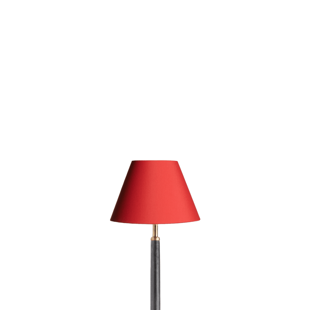 Silk Lampshade | Red Glasgow Gold Interior Shade