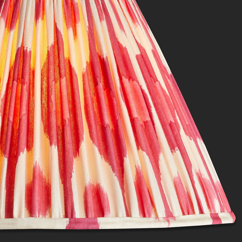 Silk Ikat Lampshade | Berries Egg Spoon Empire Shade