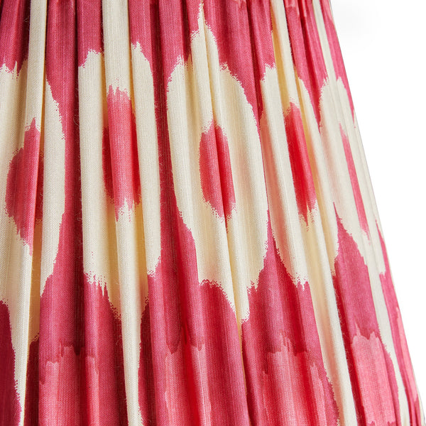Ikat Lampshade | Berries Egg Spoon Silk Empire Shade