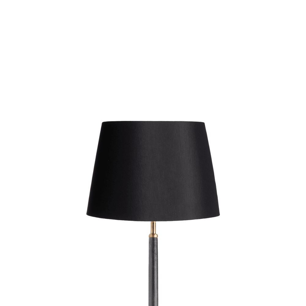 Black & Gold Lampshade | Straight Empire Card Shade