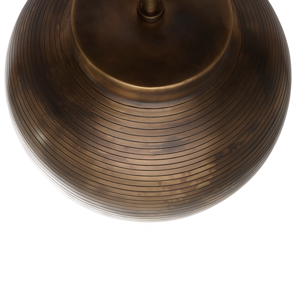 Aladdin table lamp in vintage brass