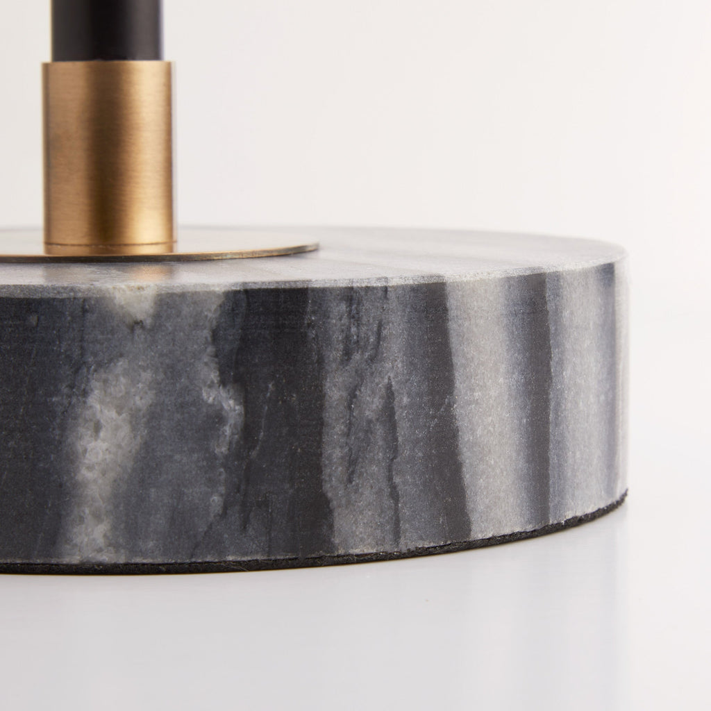 Black Monday table lamp in antiqued brass