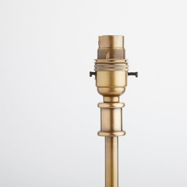 Smaller Pod table lamp in antique brass