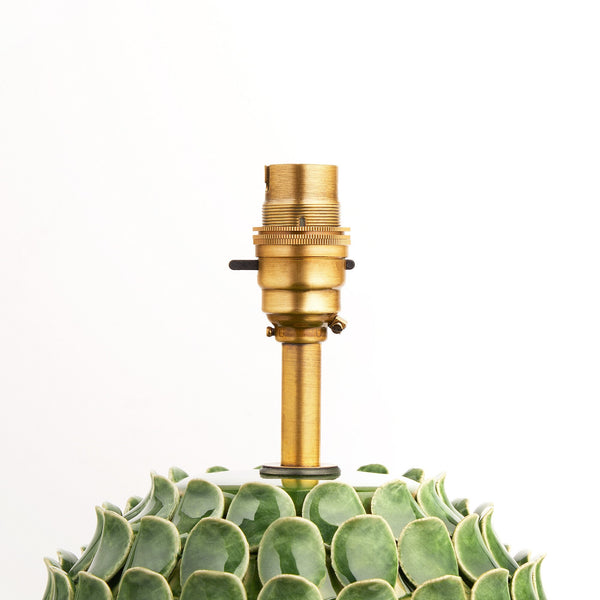 Regular Stucco table lamp in Emerald