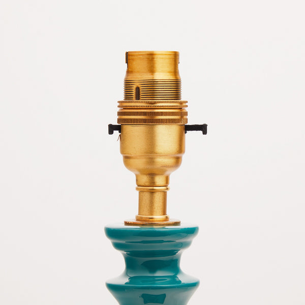Wilma table lamp in turquoise