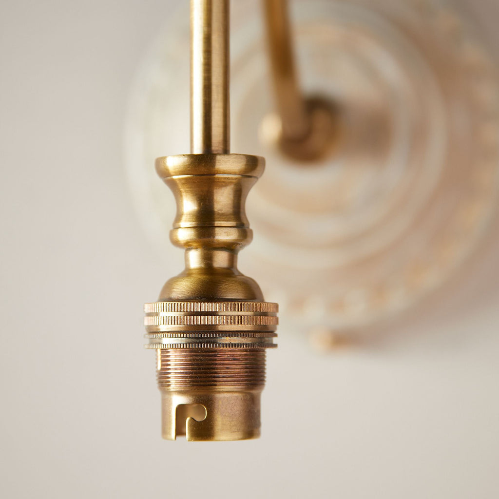 Drake wall fitting in natural wood