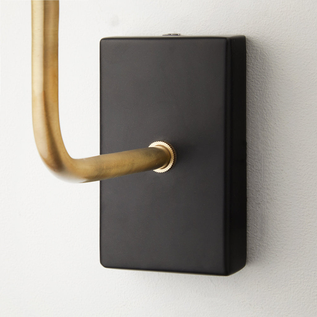 Matchbox wall fitting in black