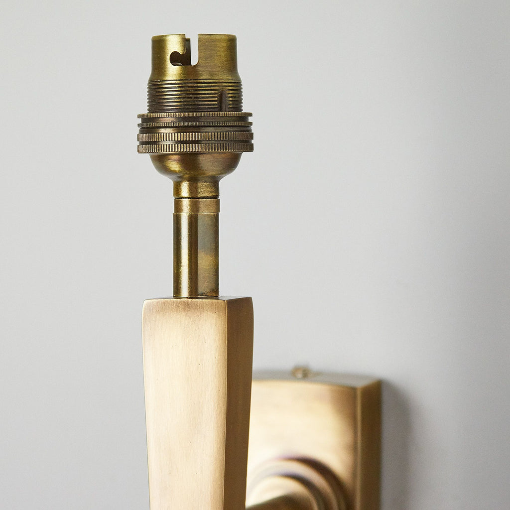 trafalgar wall fitting in antique brass