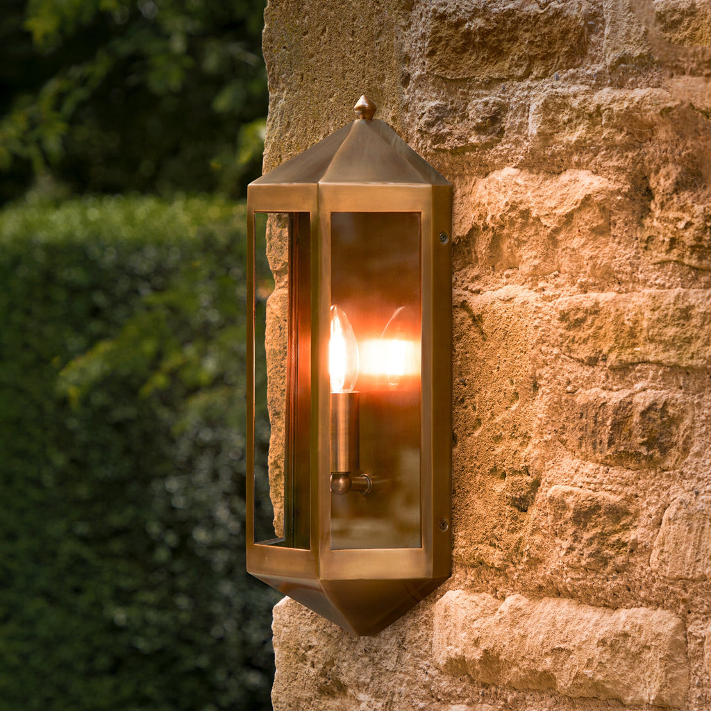 Brass Outdoor Cromer IP44 Wall Lights