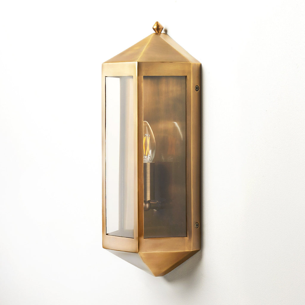 Brass Outdoor Cromer IP44 Wall Lights