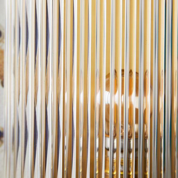 Roddy Wall Light in Brass with Glass Rods